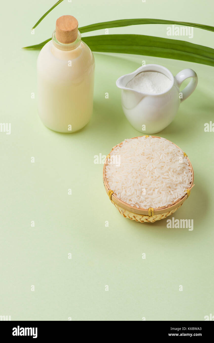 Rice and milk treatment hi-res stock photography and images - Alamy