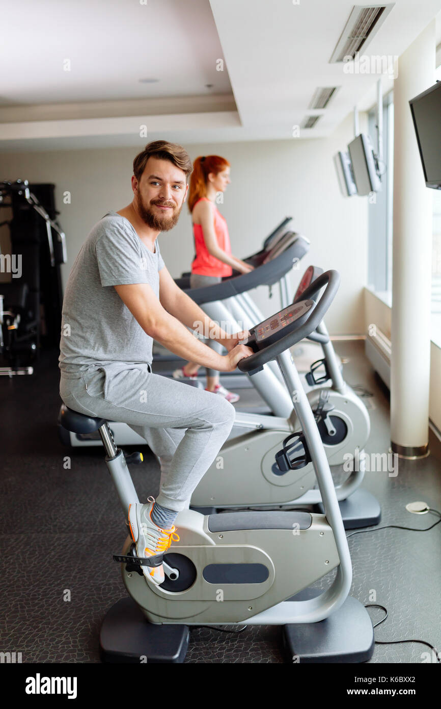 Cardio in the gym hi-res stock photography and images - Alamy