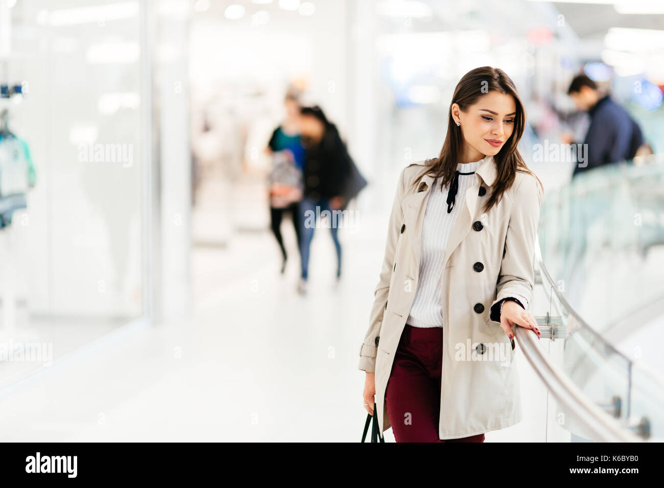 Woman interior walking elegant hi-res stock photography and images - Alamy