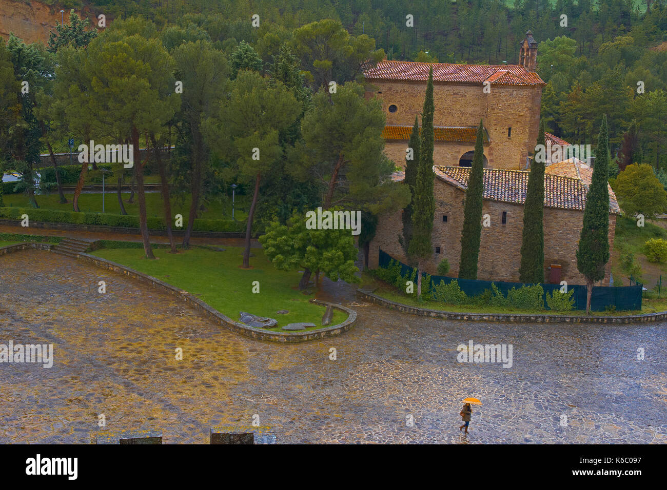 Castle of Javier, Javier, Way of St. James, Navarre, Spain Stock Photo ...