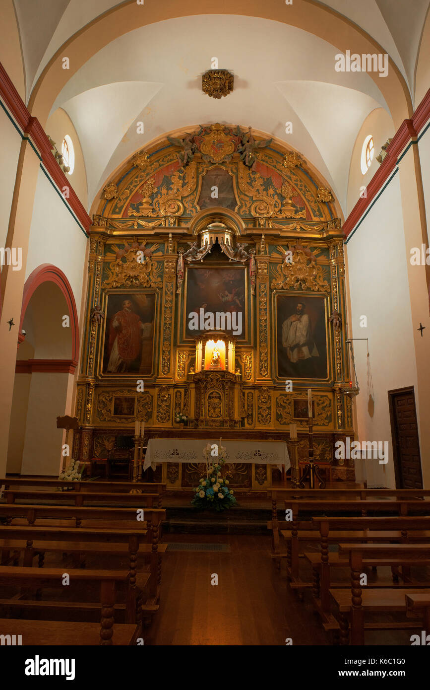 Castle of Javier, Church, Javier, Way of St. James, Navarre, Spain ...