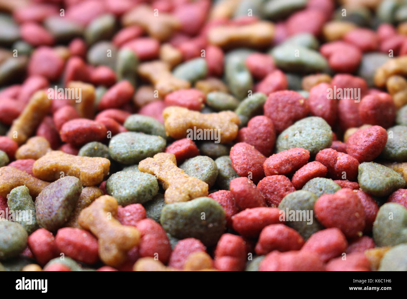 dog food and cat food background Stock Photo - Alamy