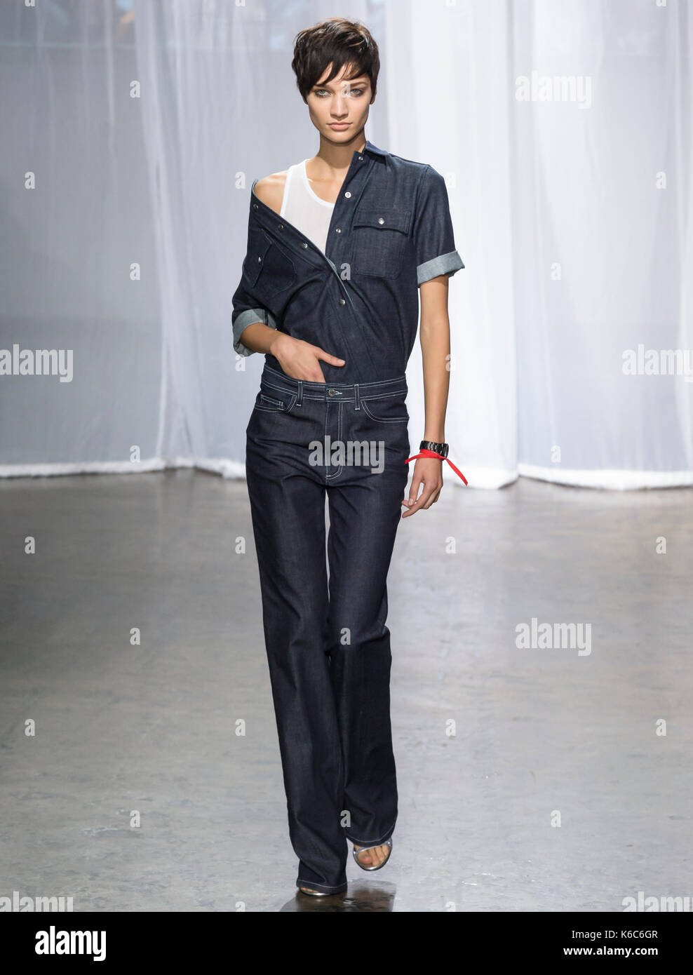 Sija Titko on the catwalk Stock Photo - Alamy