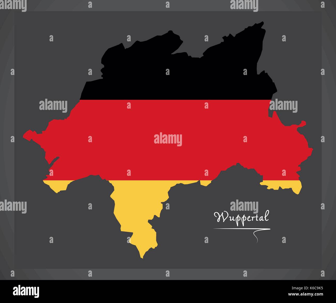 Wuppertal map hi-res stock photography and images - Alamy