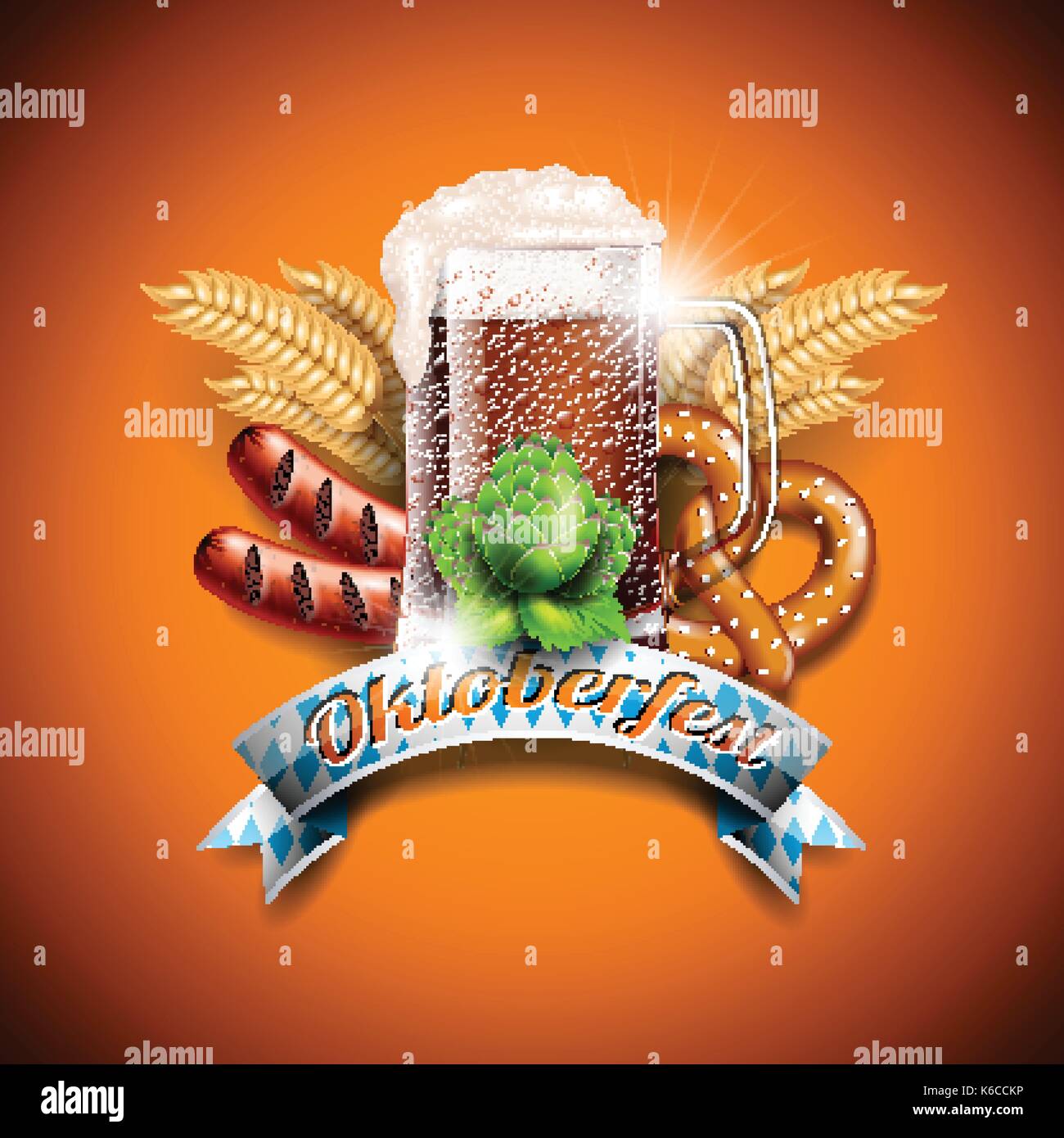 German beer Stock Vector Images - Alamy