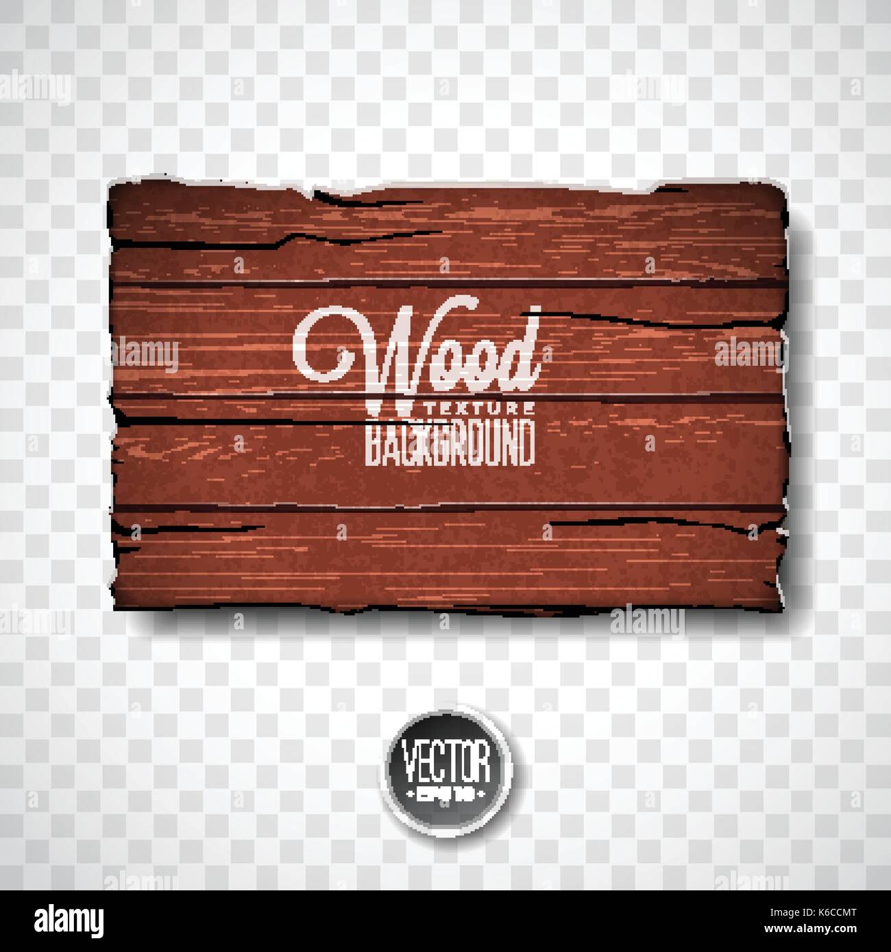 Vector wood texture background design. Natural dark vintage wooden ...