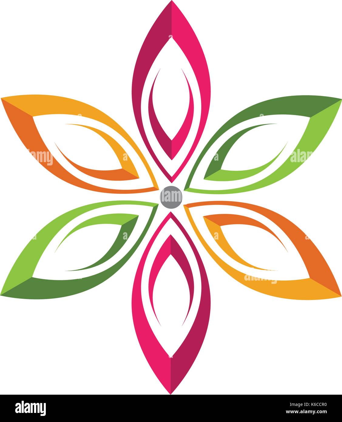 Vector flowers design logo Template icon Stock Vector Image & Art - Alamy