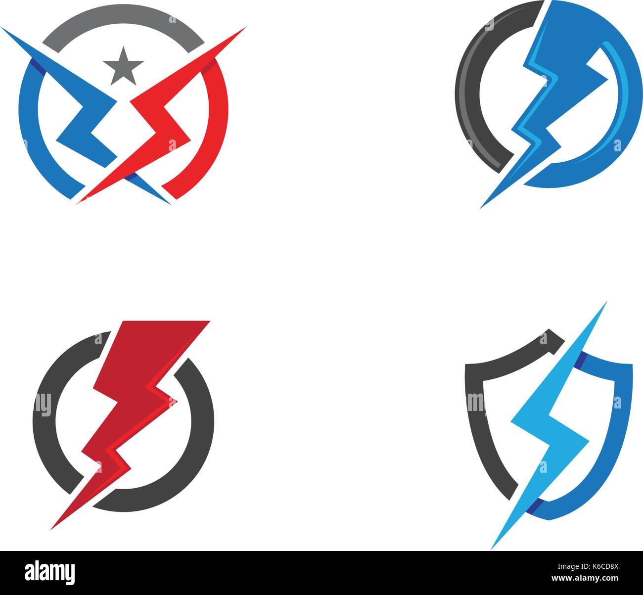 X logo with lightning hi-res stock photography and images - Alamy