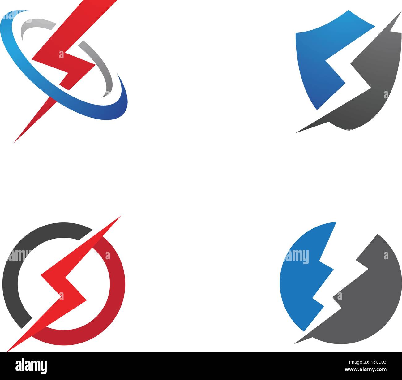 Lightning Logo Template vector icon illustration design Stock Vector ...