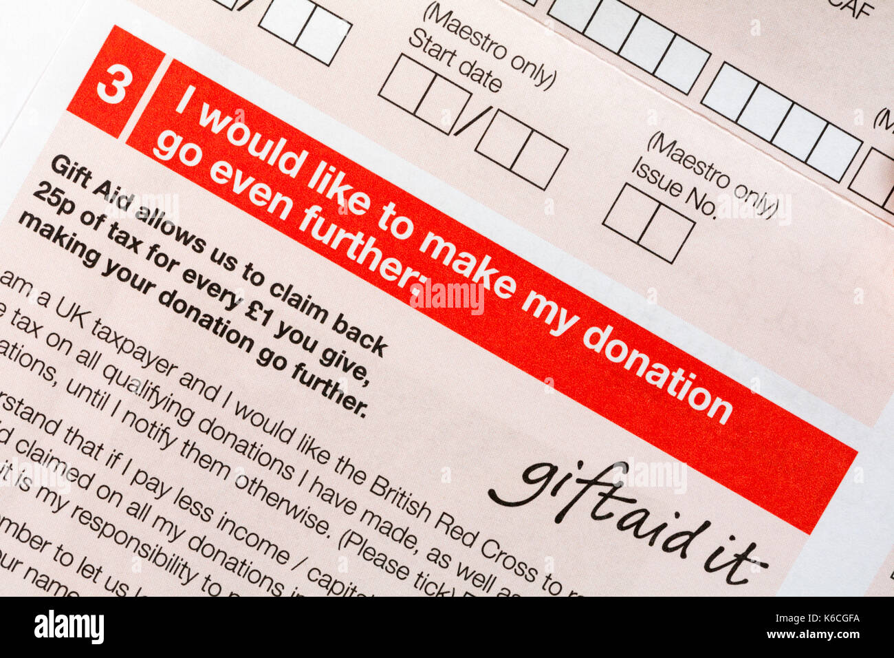 Gift aid hi-res stock photography and images - Alamy