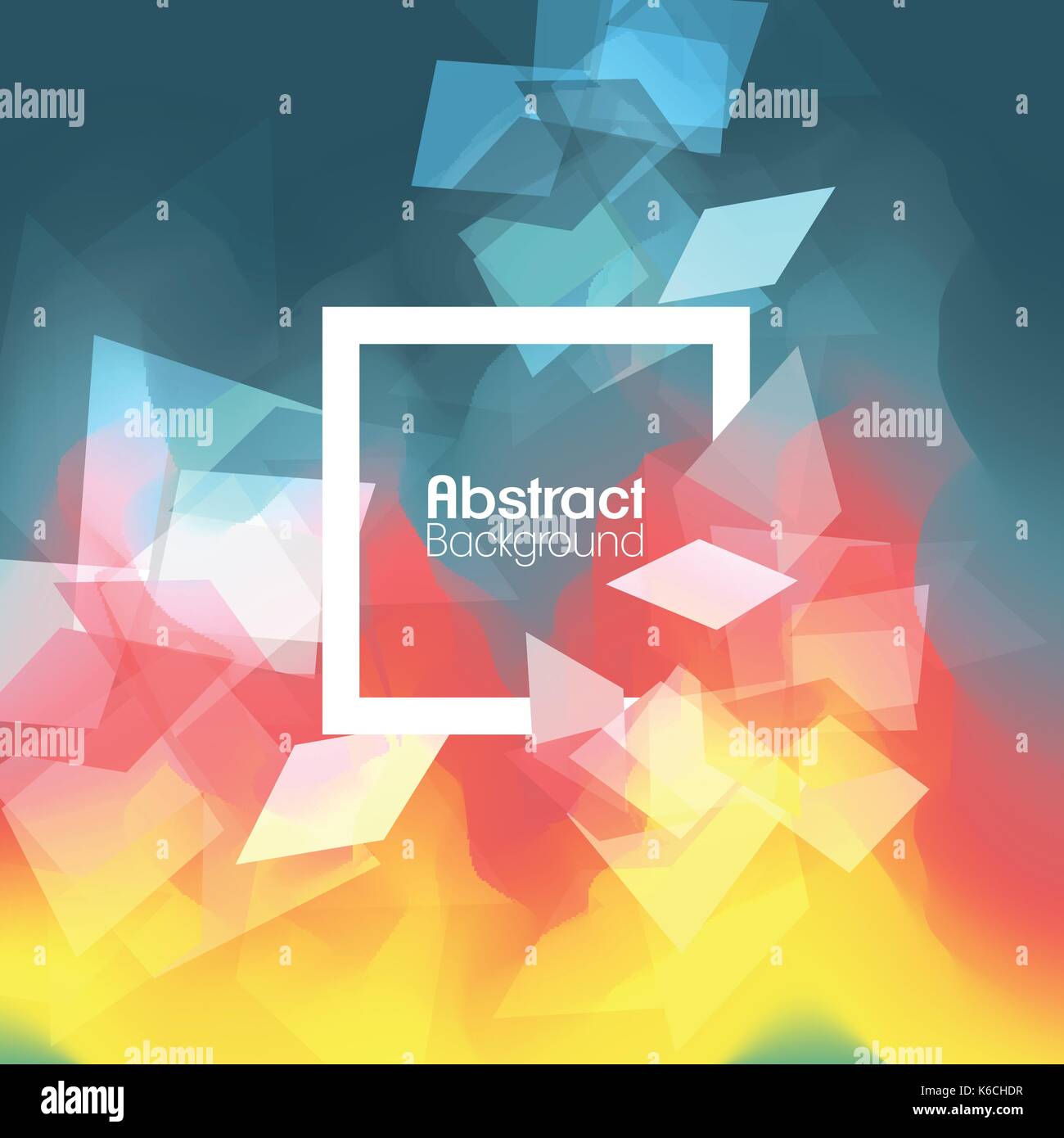 Abstract Background Template Rectangular Design over Frame - Vector ...