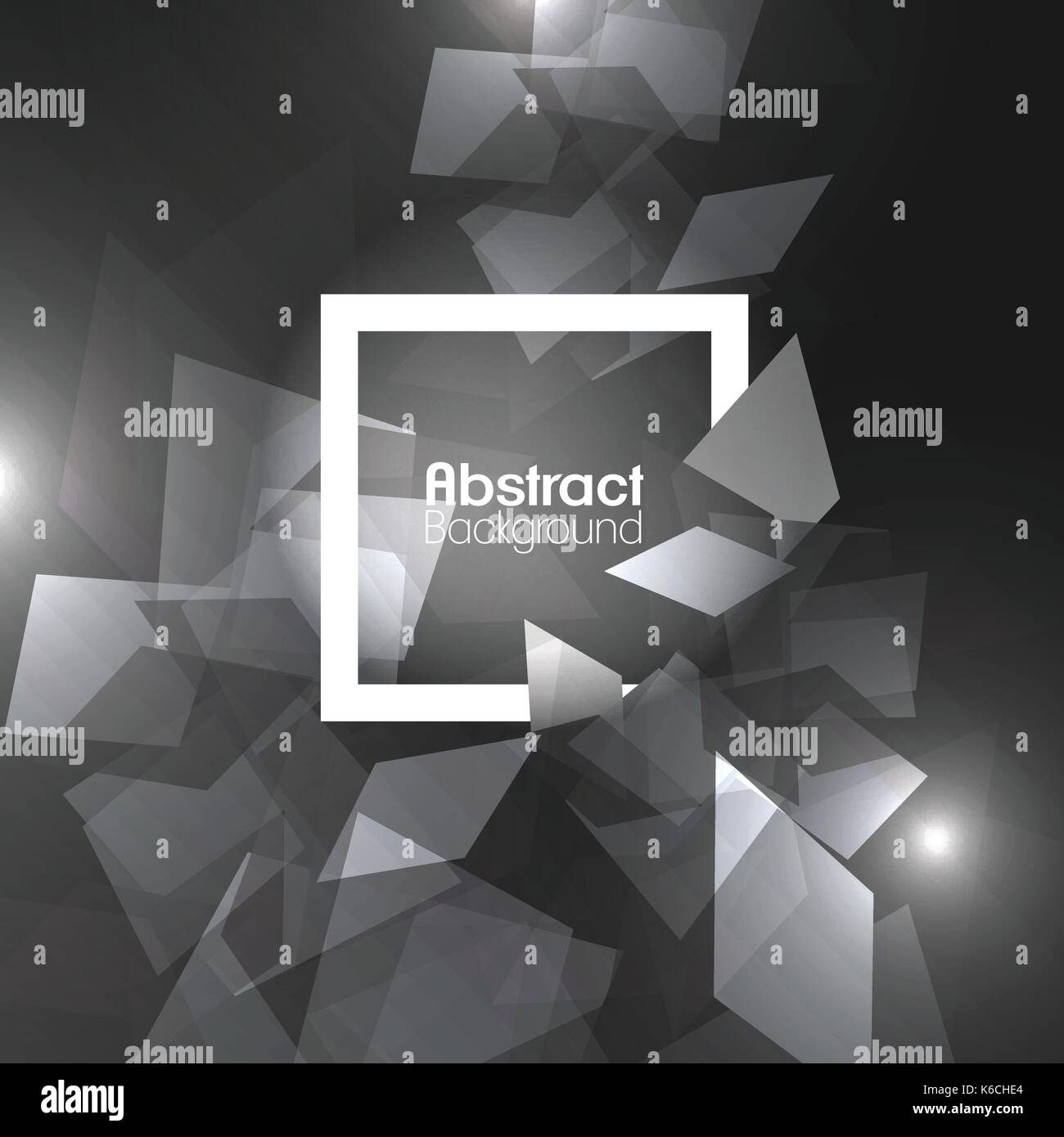 Abstract Background Template Rectangular Design over Frame - Vector ...