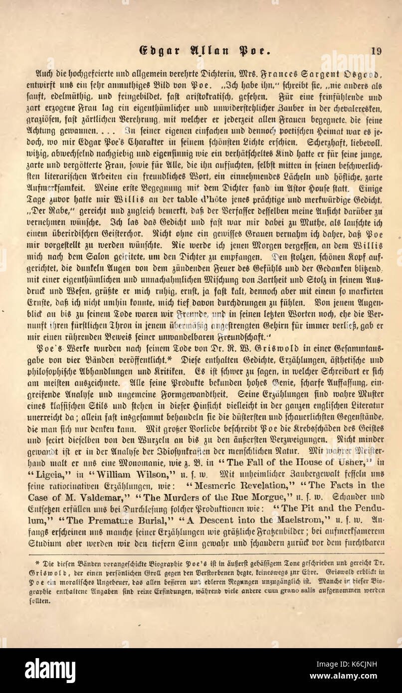 DE Poe Der Rabe 19 Stock Photo - Alamy