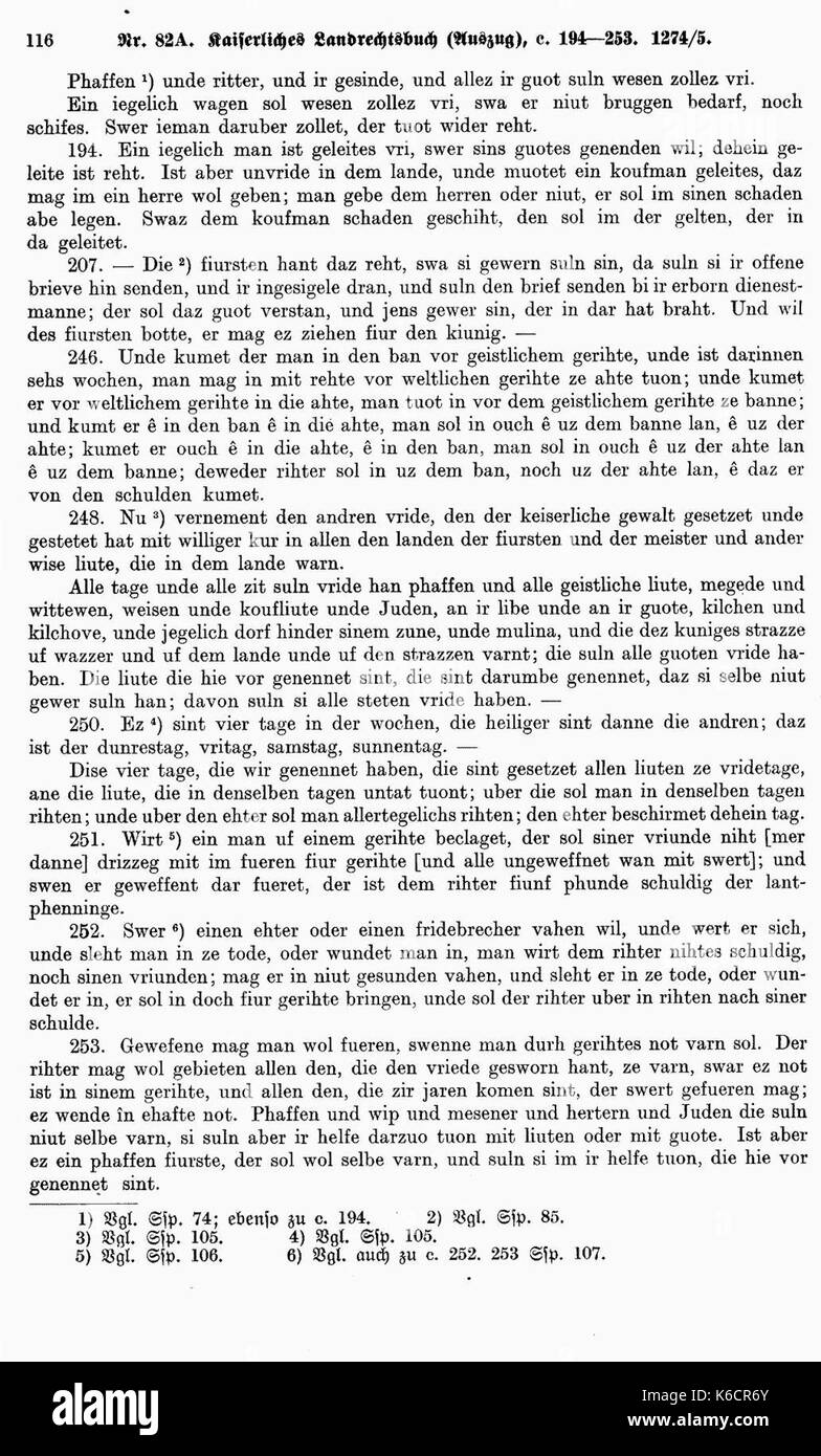 A reference to a specific edition or volume, 'De Zeumer V2 116,' which ...