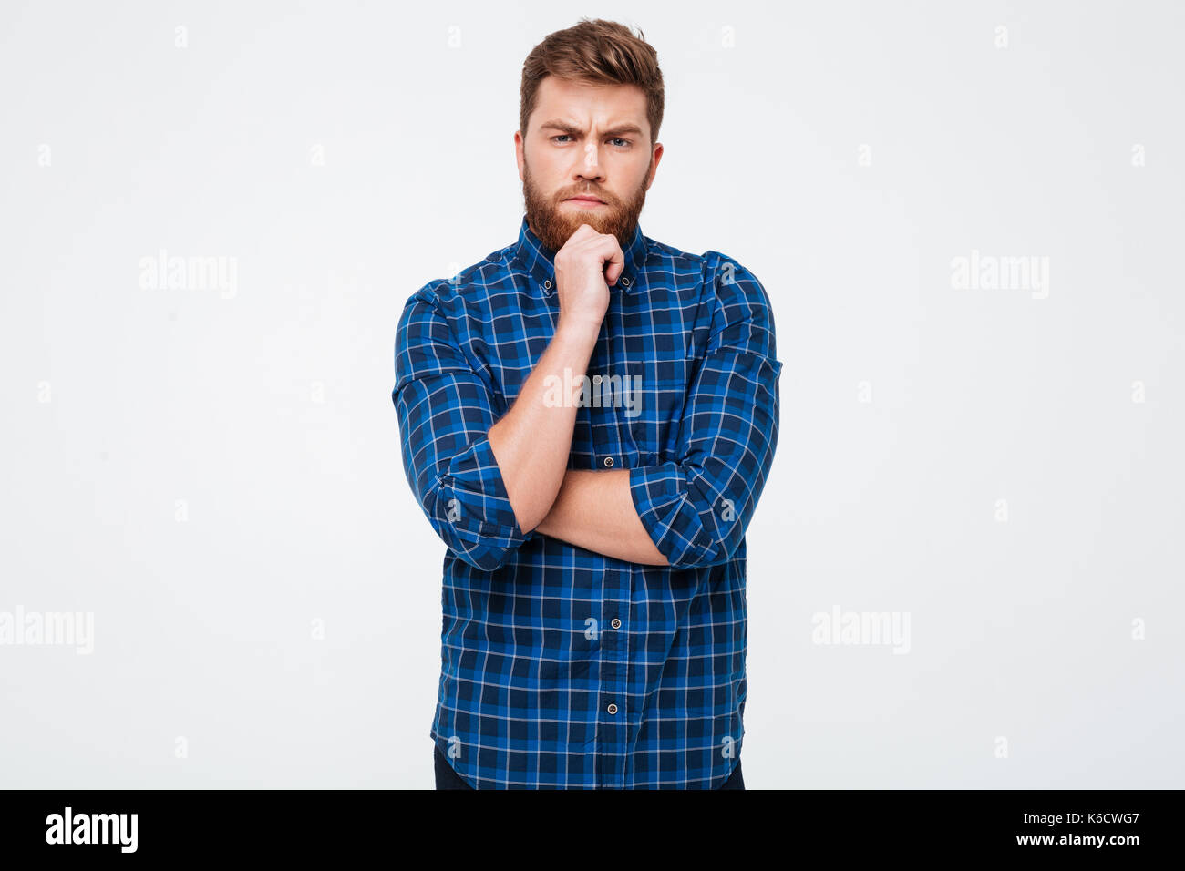 Casual bearded business man confused hi-res stock photography and ...