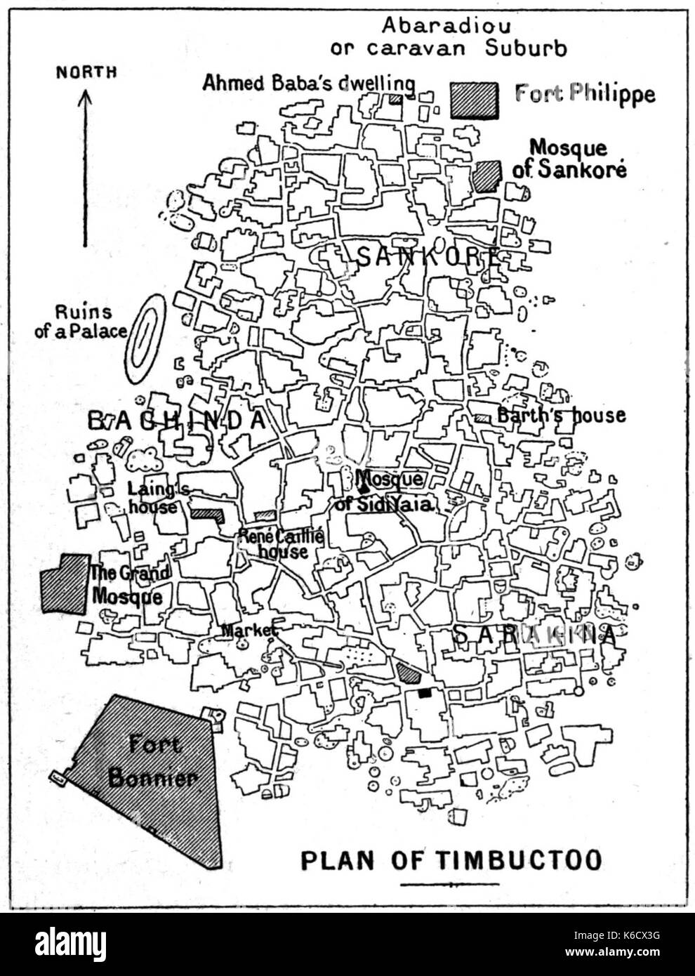 Timbuktu map Black and White Stock Photos & Images - Alamy