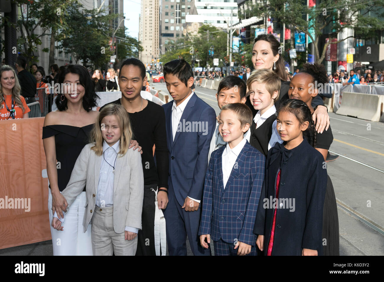 Toronto Canada 11th Sep 2017 Loung Ung L R Vivienne Jolie Pitt