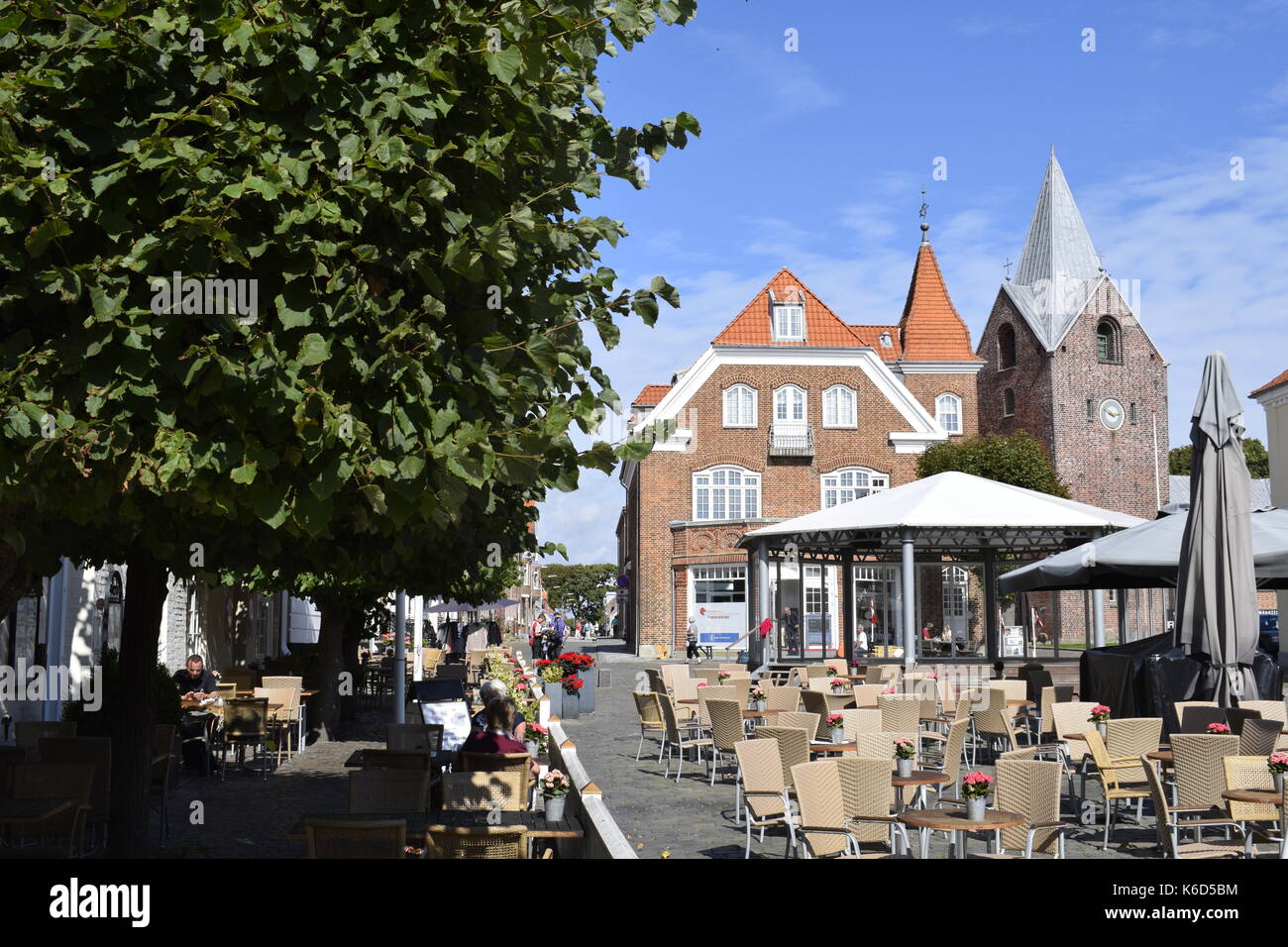 Ringkoebing, Denmark. 28th Aug, 2017. Cityscape of Ringkoebing ...