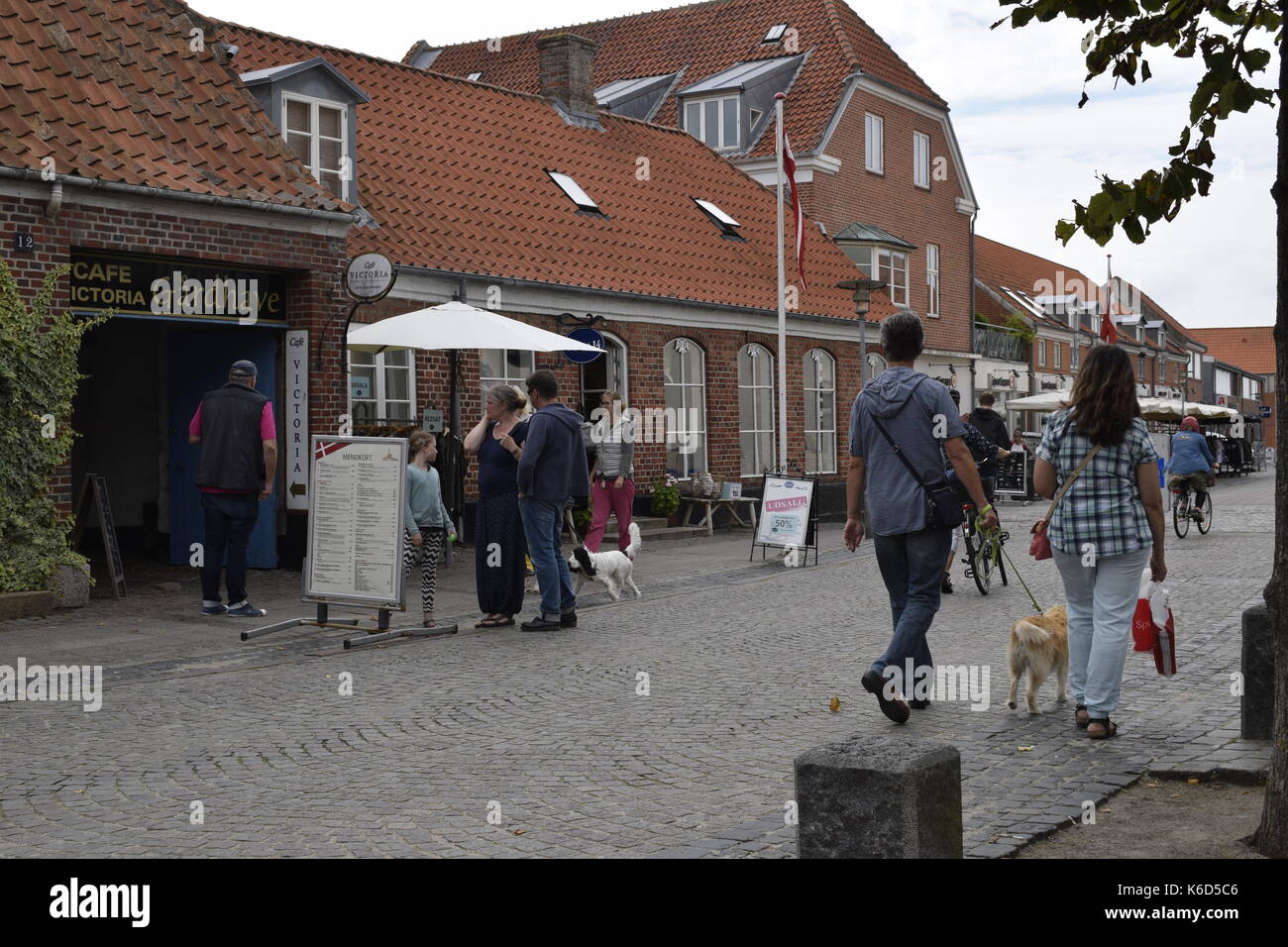 Ringkoebing, Denmark. 28th Aug, 2017. Cityscape of Ringkoebing ...