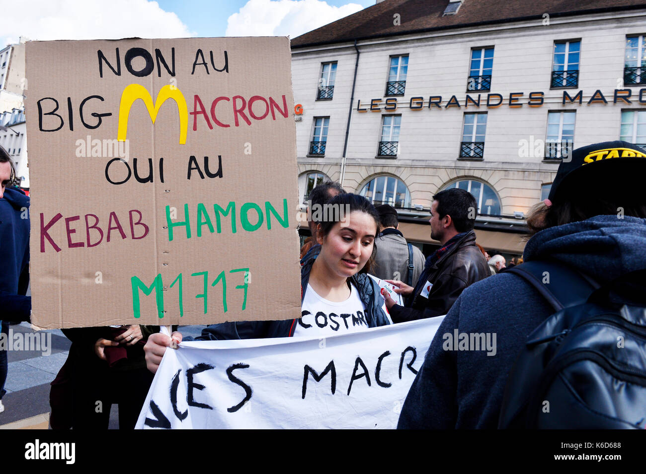 Paris, France. 12th Sep, 2017. Day of strike and protest against the ...