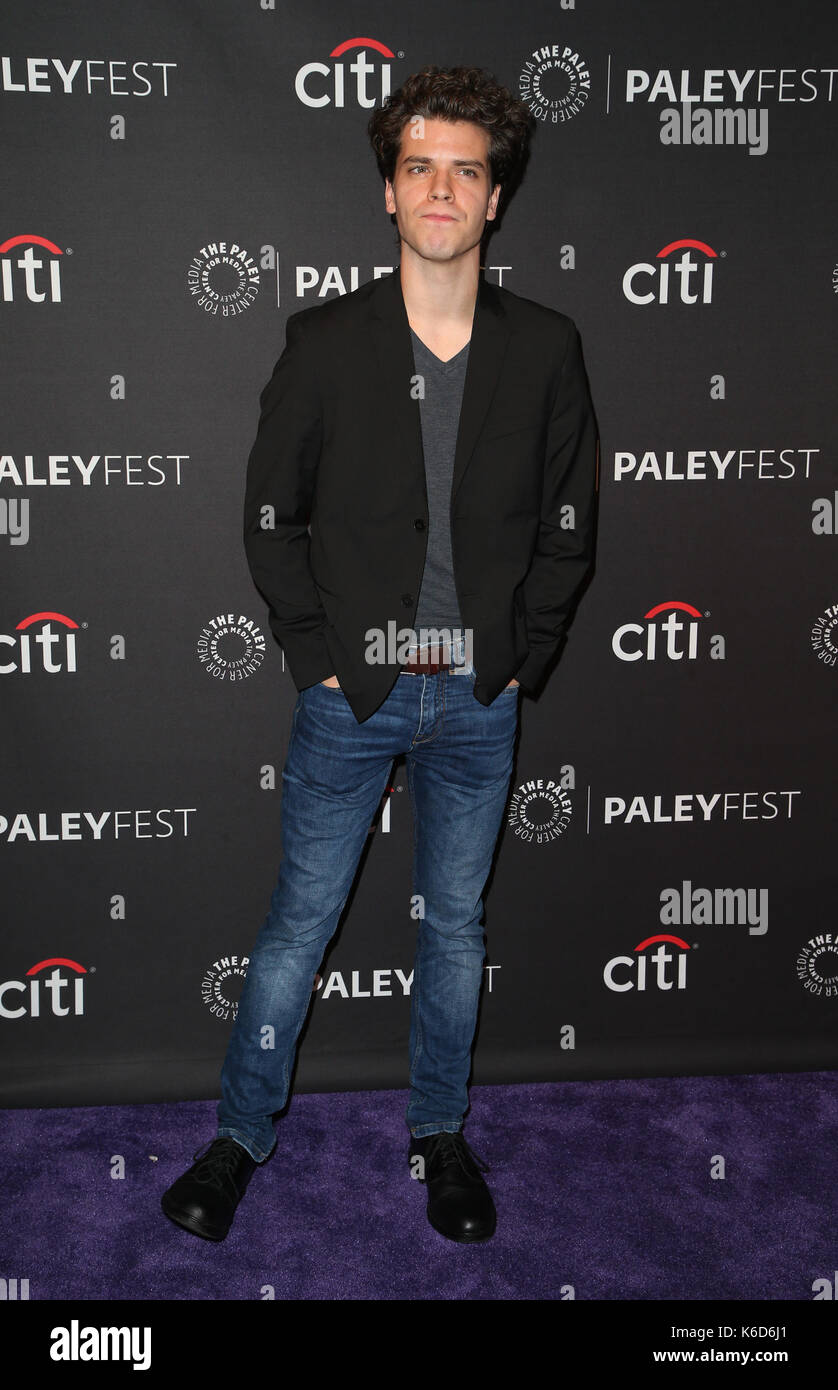 Los Angeles, USA. 11th Sep, 2017. Gus Halper. The Paley Center For ...