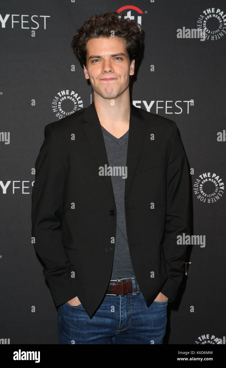Los Angeles, USA. 11th Sep, 2017. Gus Halper. The Paley Center For ...