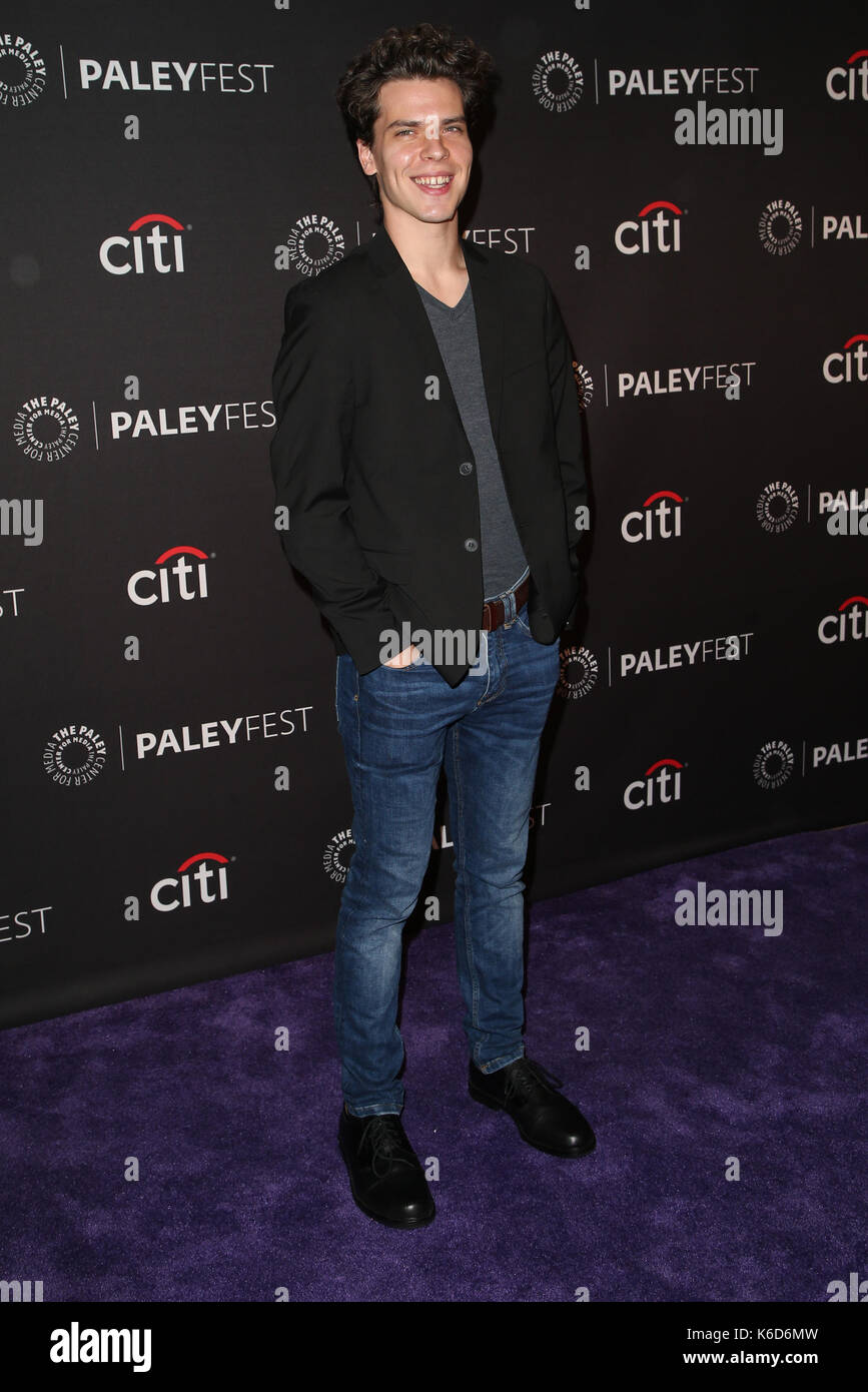 Los Angeles, USA. 11th Sep, 2017. Gus Halper. The Paley Center For ...