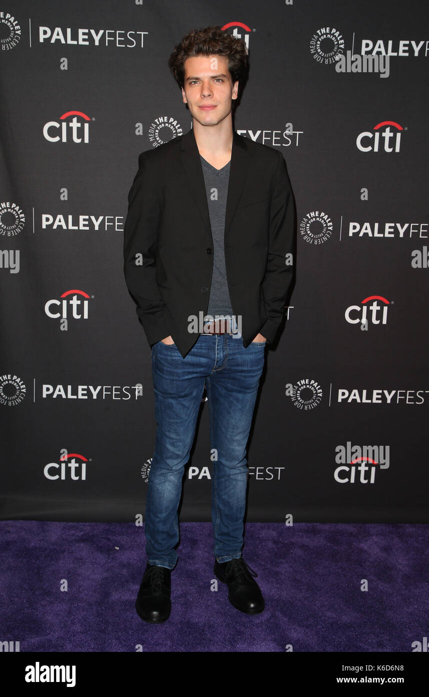 Los Angeles, USA. 11th Sep, 2017. Gus Halper. The Paley Center For ...