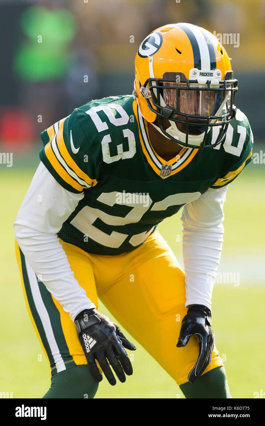 Green Bay, WI, USA. 10th Sep, 2017. Green Bay Packers cornerback ...