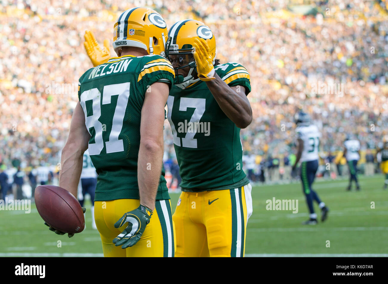 Davante adams celebrate hi-res stock photography and images - Alamy