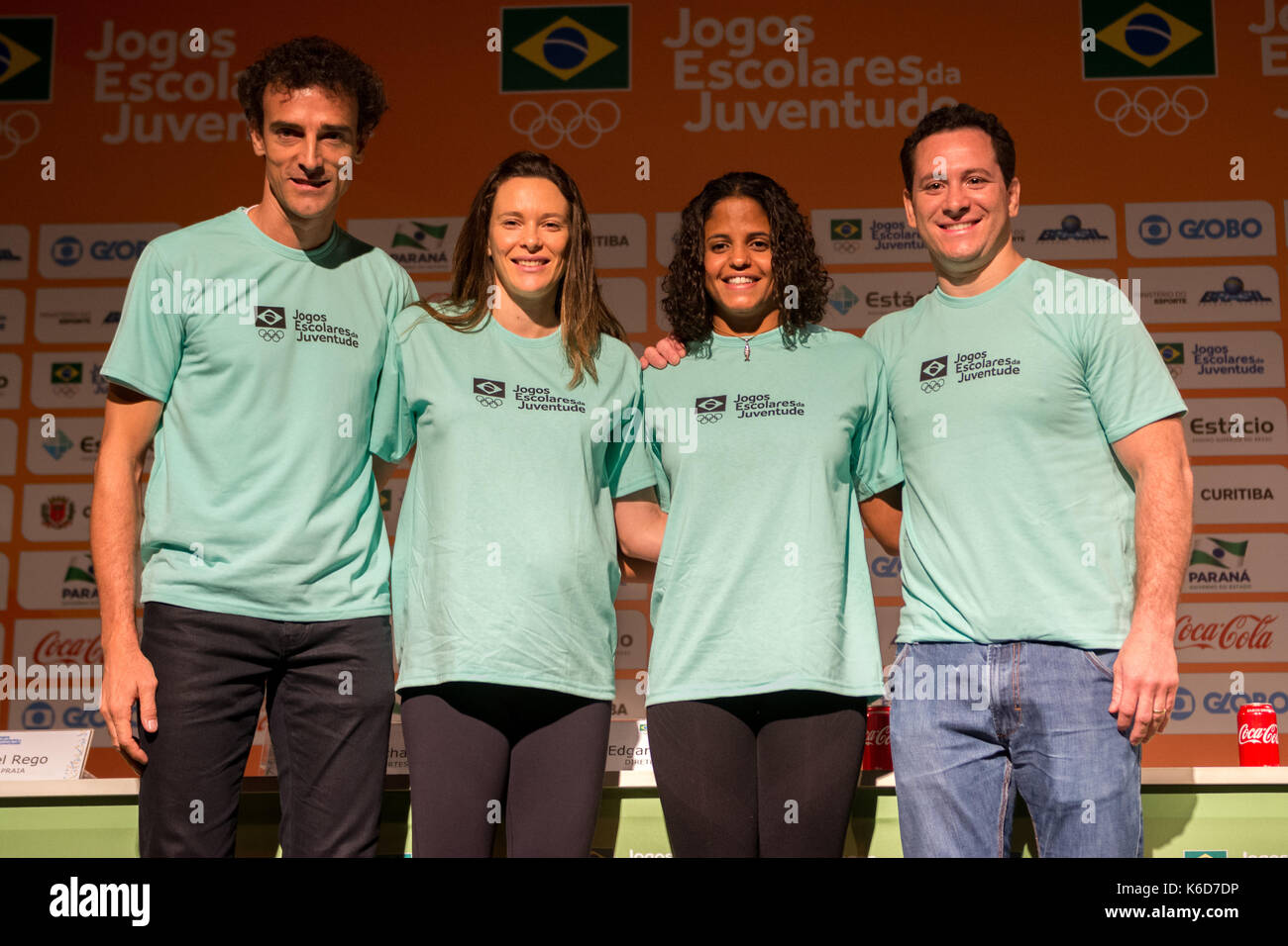 Curitiba, Brazil. 12th Sep, 2017. The athletes Emanuel Rego three times ...