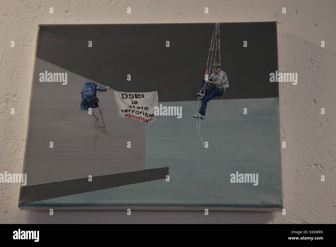 London, UK. 12th Sep, 2017. The work of Amy Corcoran, who painted this ...