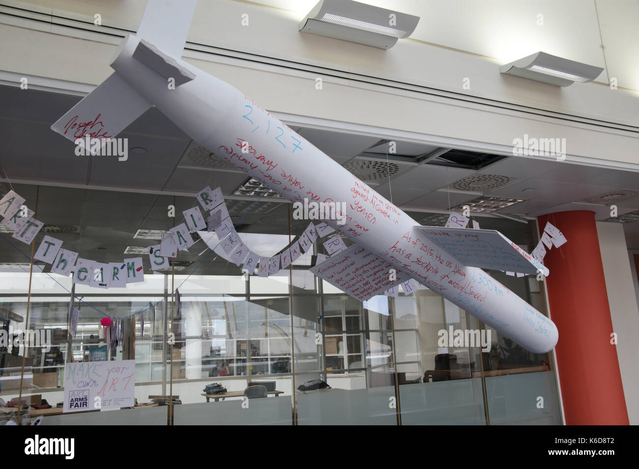 London, UK. 12th Sep, 2017. Art The Arms Fair is a counter ...