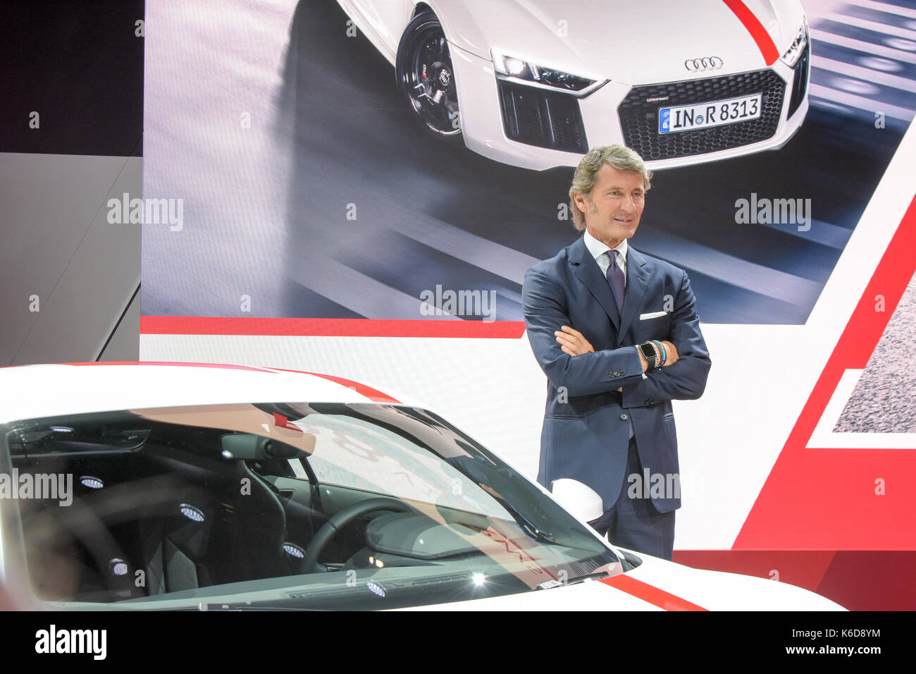 Frankfurt, Germany. 12th Sep, 2017. Stephan Winkelmann, CEO Audi Sport ...