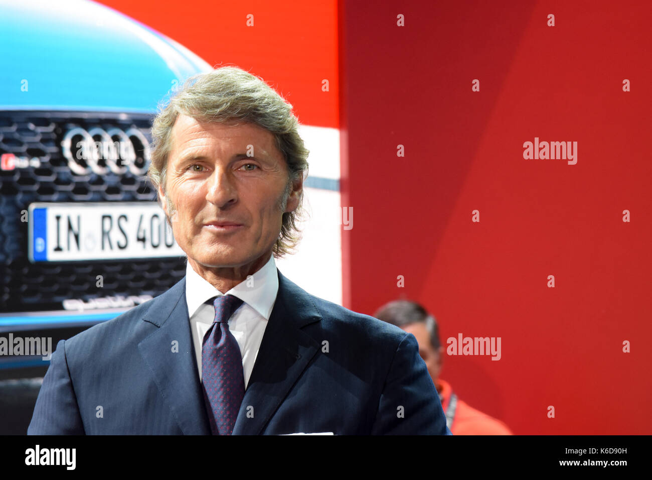 Frankfurt, Germany. 12th Sep, 2017. Stephan Winkelmann, CEO Audi Sport ...