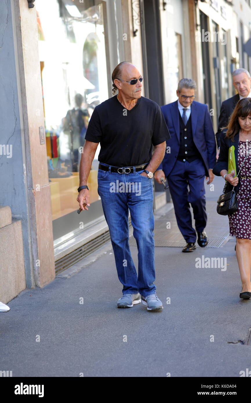 Milan, Italy. 12th Sep, 2017. Milan, Leslie Gold star of the Fist Bench ...
