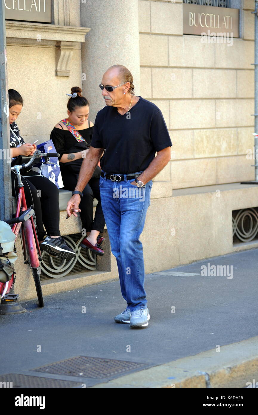 Milan, Italy. 12th Sep, 2017. Milan, Leslie Gold star of the Fist Bench ...