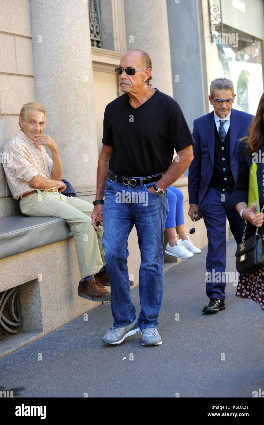 Milan, Italy. 12th Sep, 2017. Milan, Leslie Gold star of the Fist Bench ...