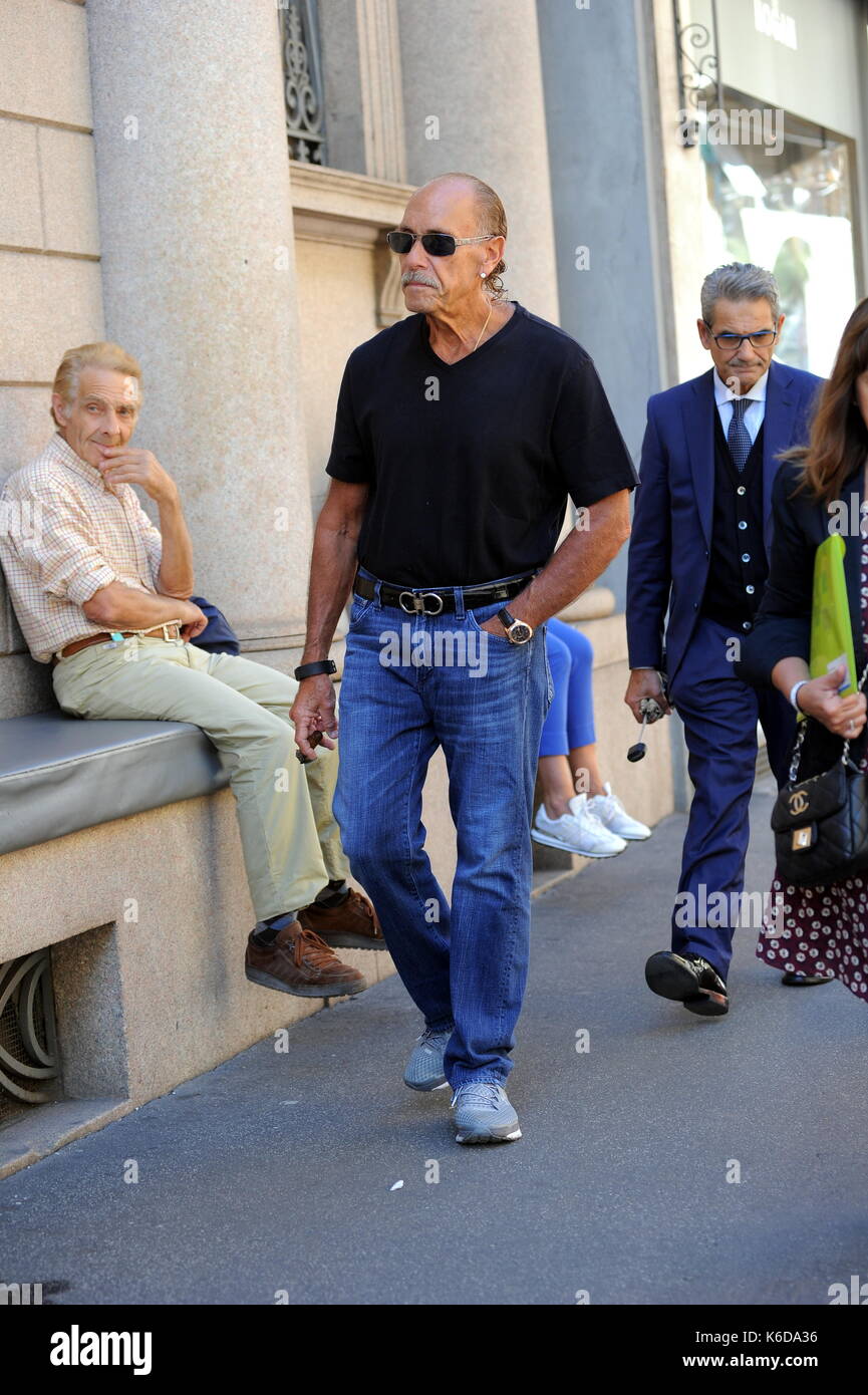 Milan, Italy. 12th Sep, 2017. Milan, Leslie Gold star of the Fist Bench ...