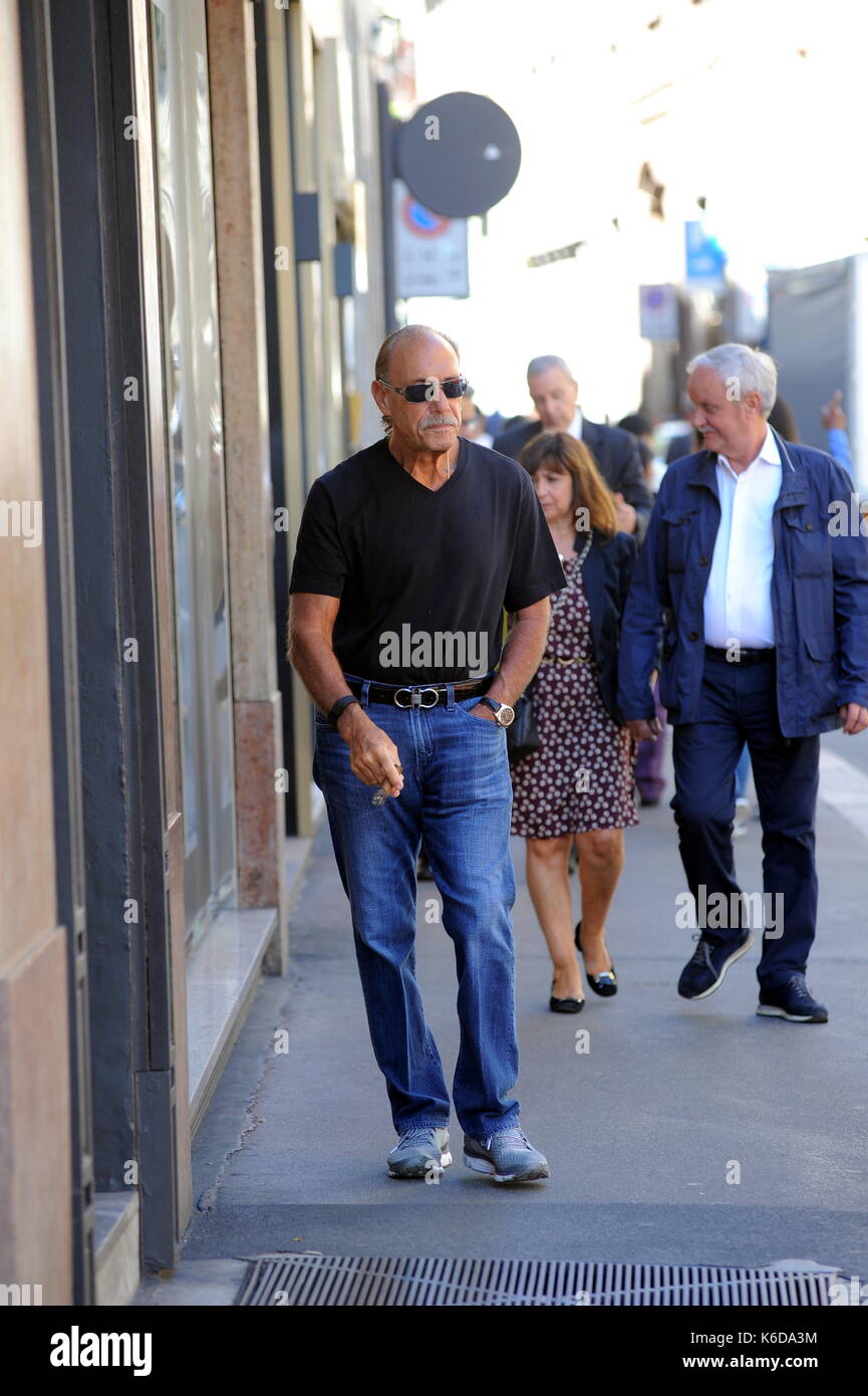 Milan, Italy. 12th Sep, 2017. Milan, Leslie Gold star of the Fist Bench ...