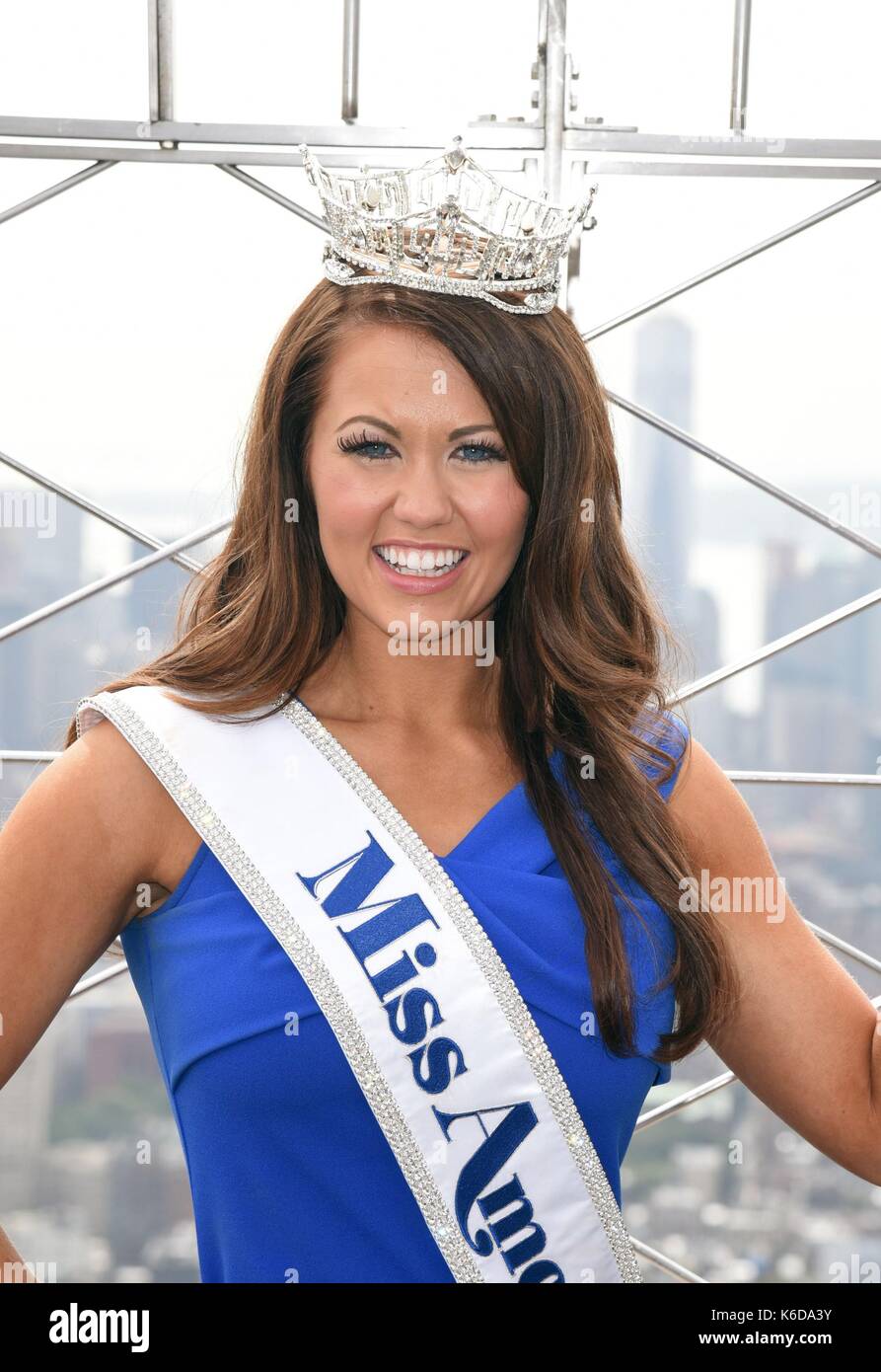 New York, NY, USA. 12th Sep, 2017. Cara Mund, Miss America 2018 at a ...
