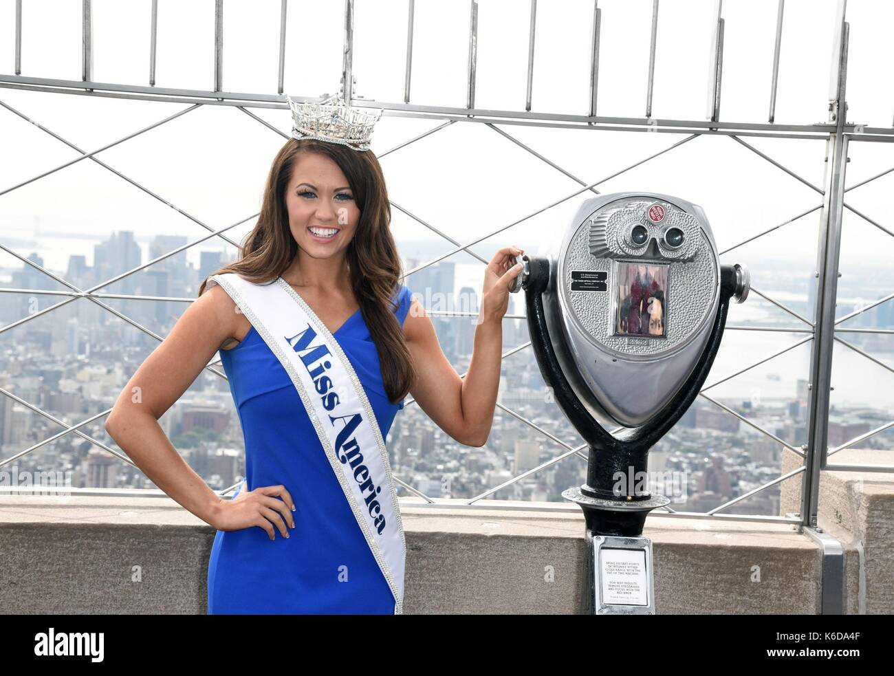 New York, NY, USA. 12th Sep, 2017. Cara Mund, Miss America 2018 at a ...