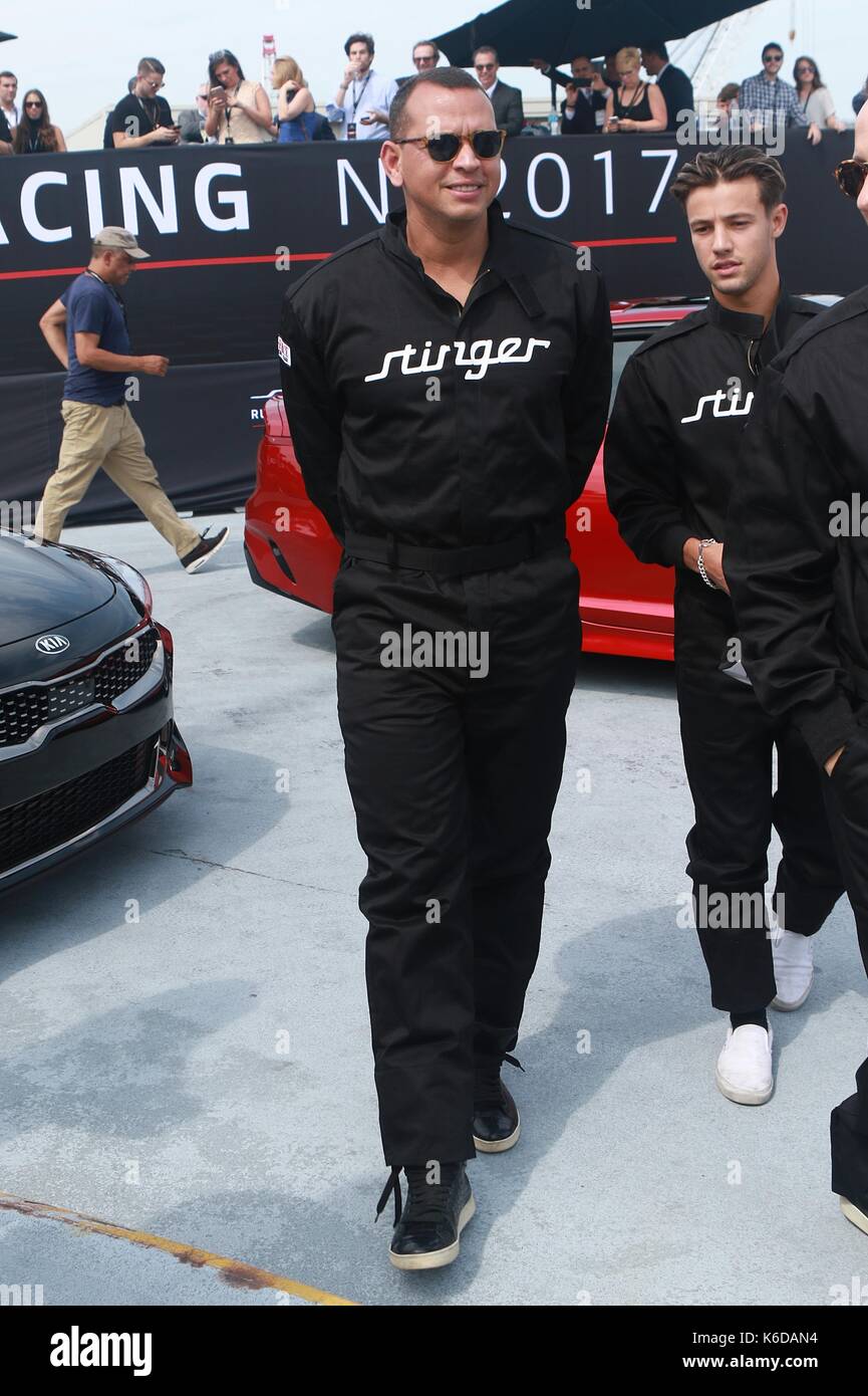New York, NY, USA. 12th Sep, 2017. Alex Rodriguez at Kia Race the ...