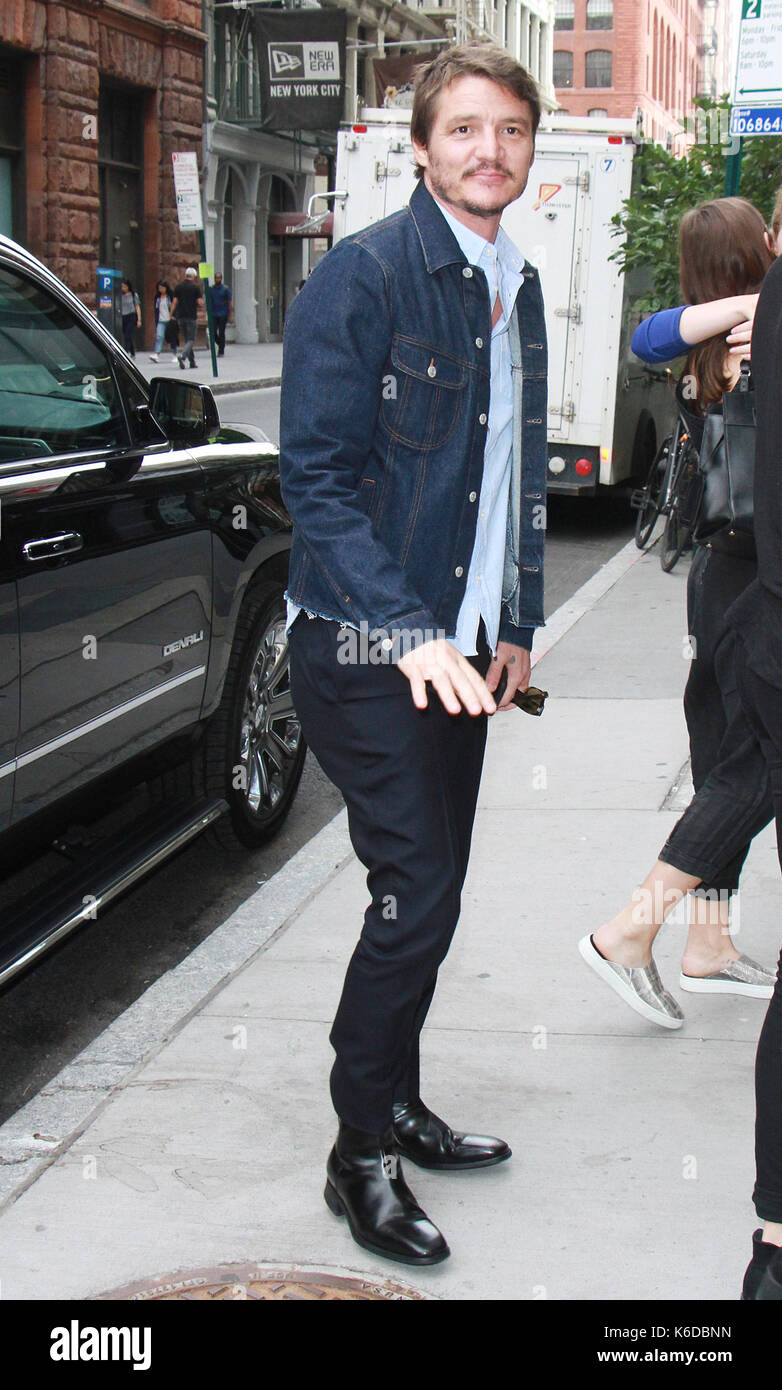 New York, NY, USA. 12th Sep, 2017. Pedro Pascal at AOL Build promoting ...