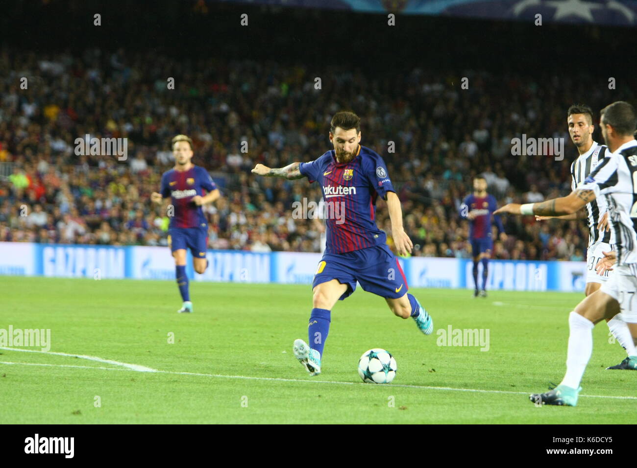 Barcelona, Spain. 12th Sep, 2017. Leo Messi during the match between ...