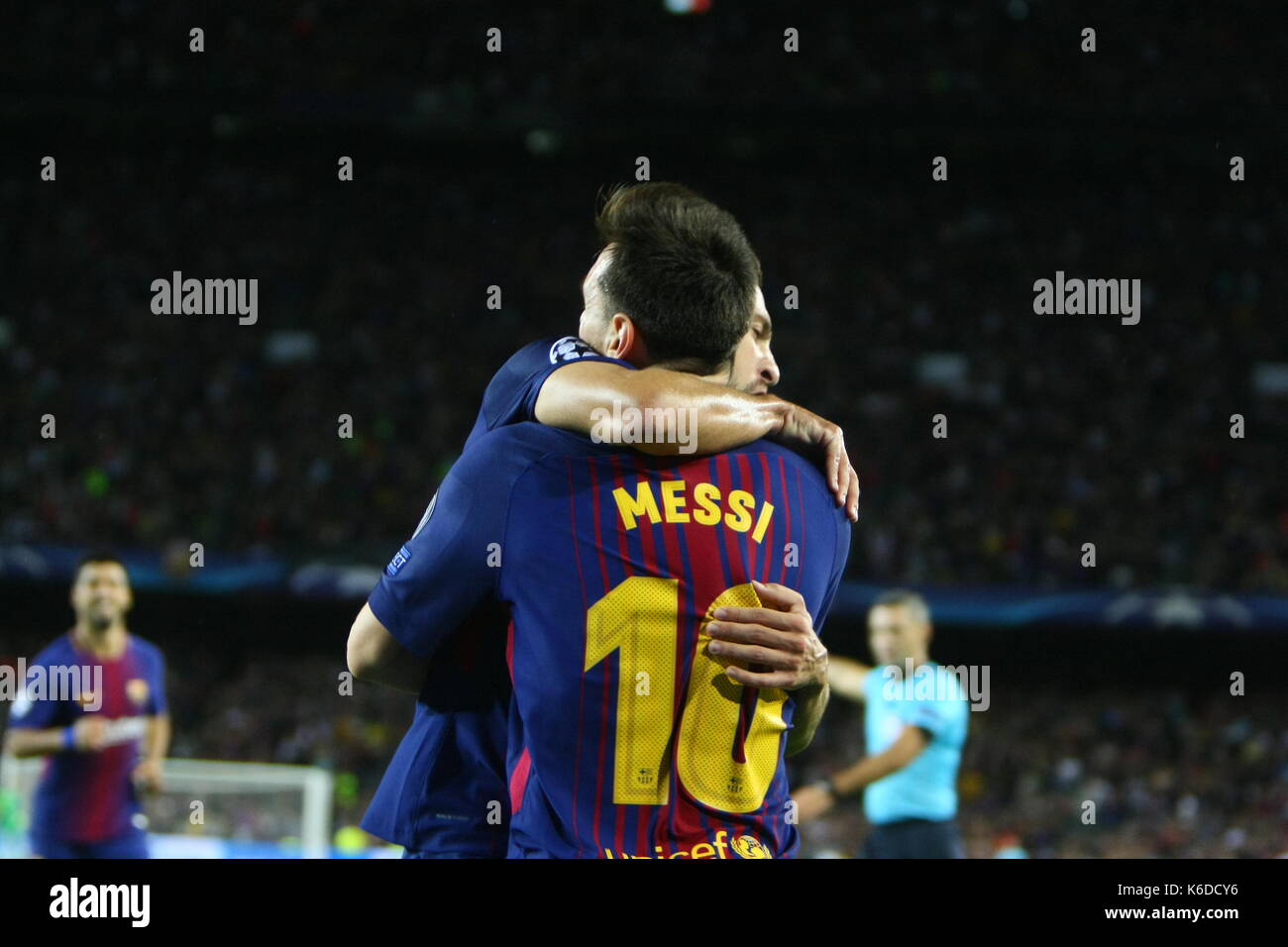 Barcelona, Spain. 12th Sep, 2017. Leo Messi during the match between ...