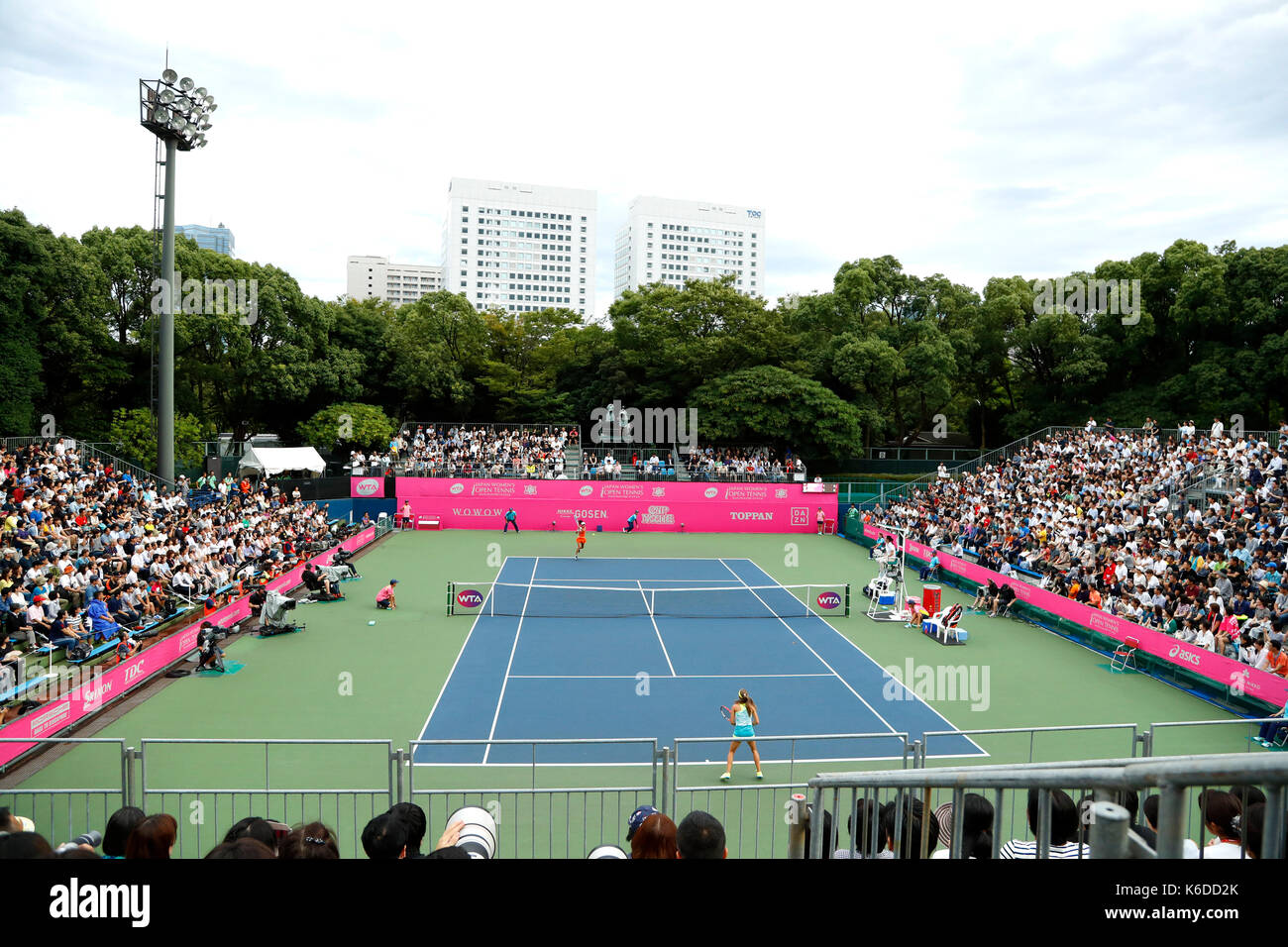 Tokyo, Japan. 12th Sep, 2017. General view Tennis : Japan Women's Open ...