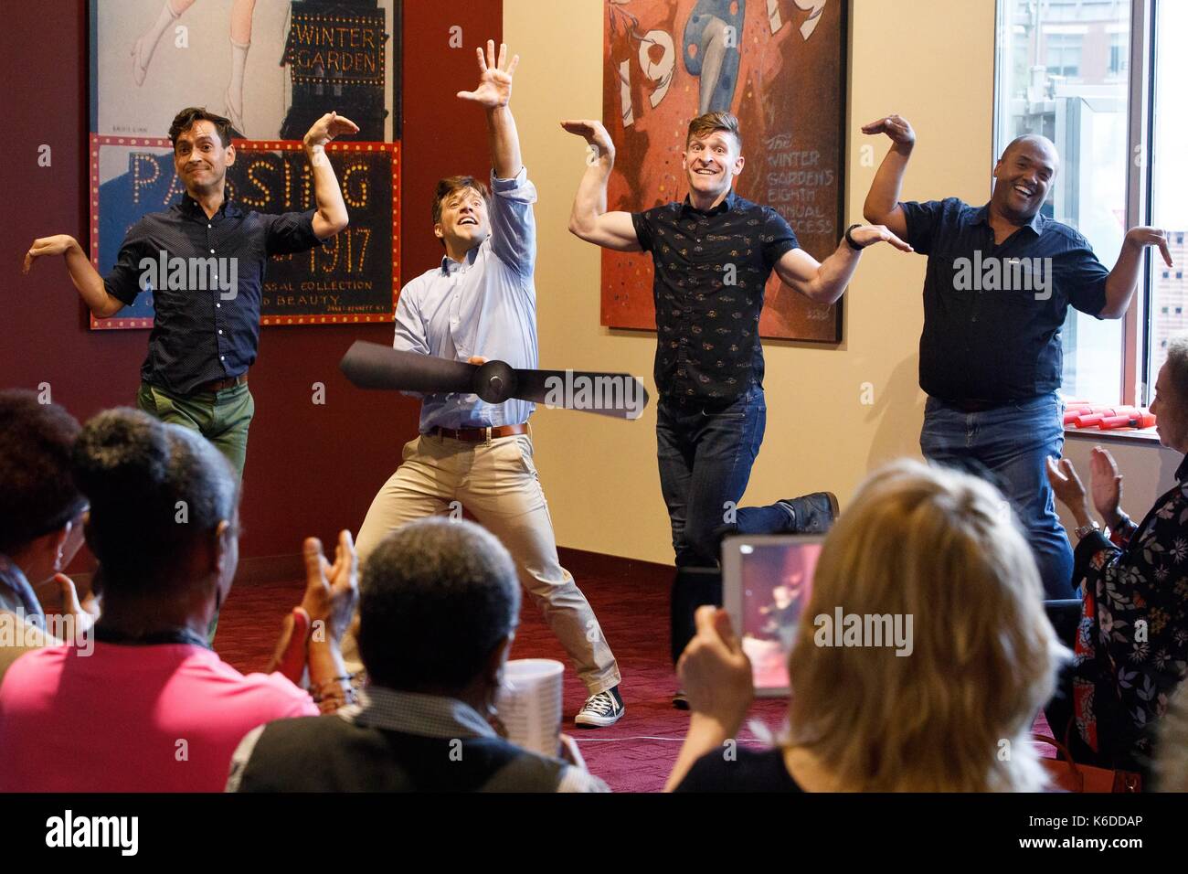 New York, NY, USA. 12th Sep, 2017. Jacob Hoffman, Jordan Ahnquist ...