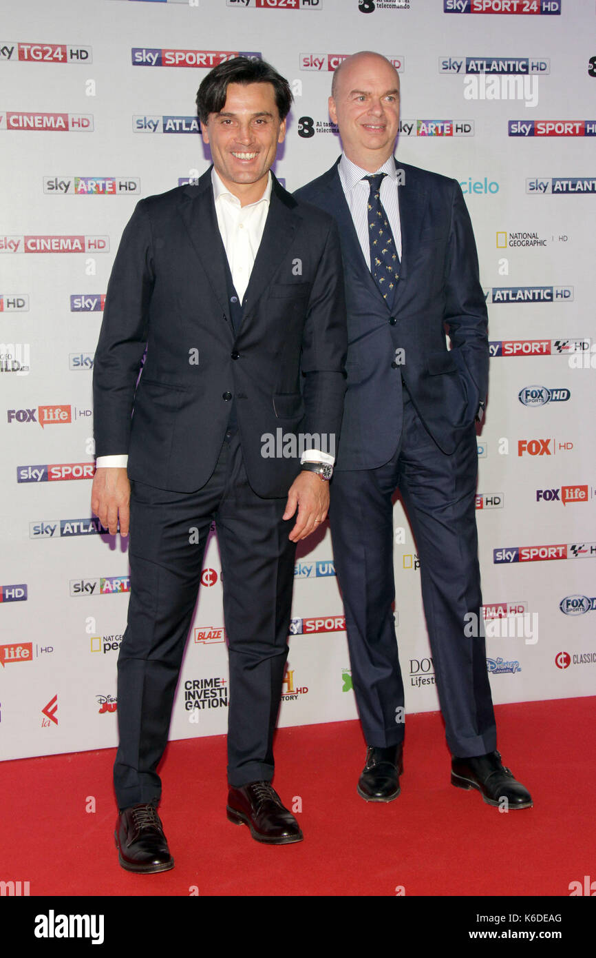 Milan, Sky Upfront Presentation Palinsesti TV. In the photo: Pif ...