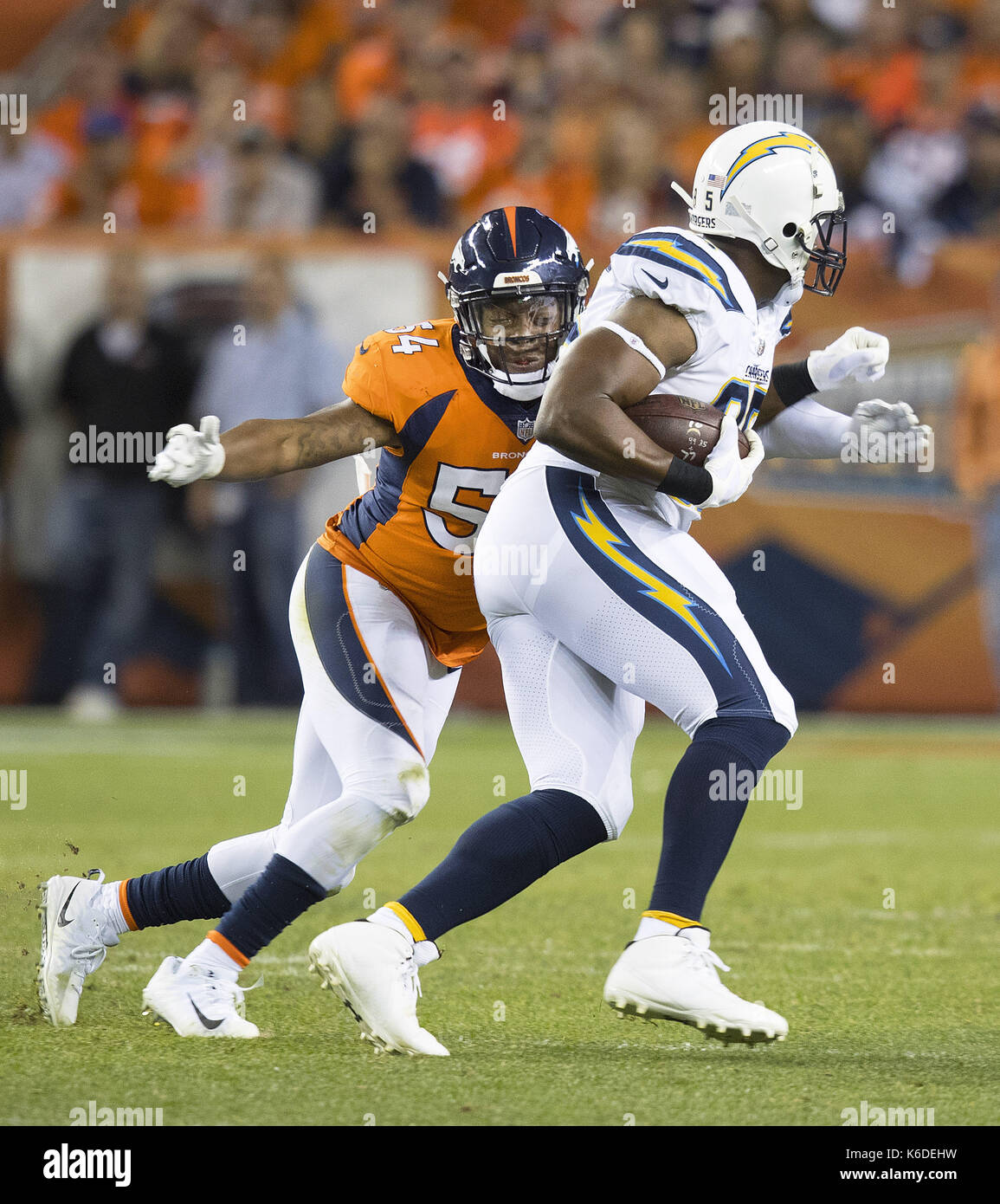 Denver, Colorado, USA. 11th Sep, 2017. Broncos ILB BRANDON MARSHALL ...